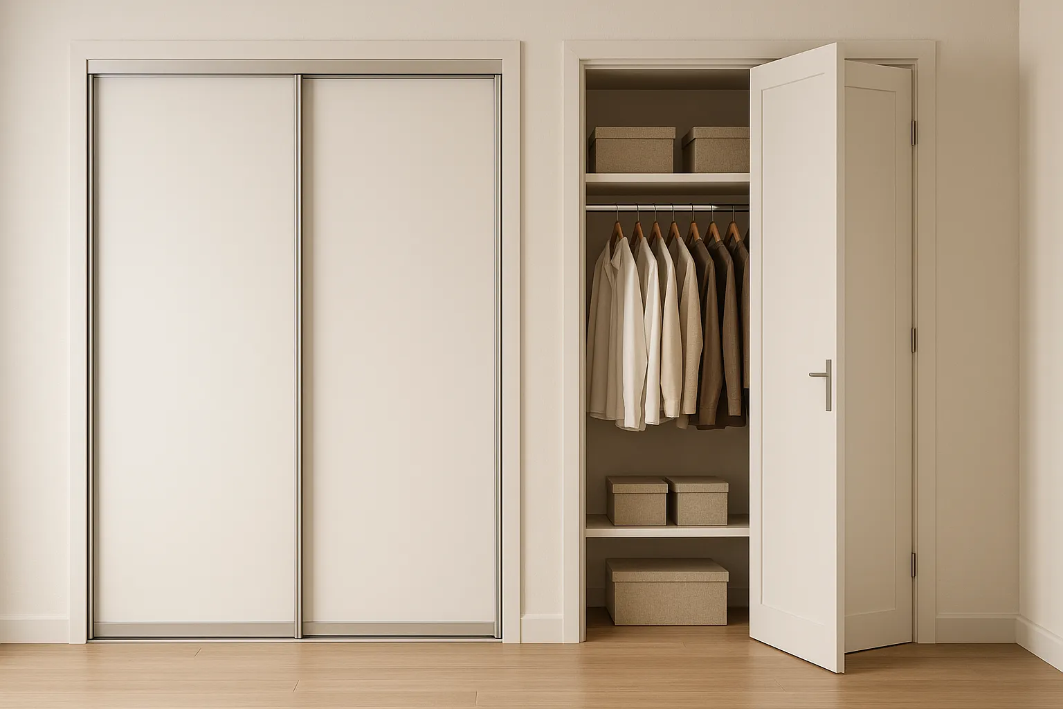 Closet Sliding Door vs Hinged Door: Pros and Cons