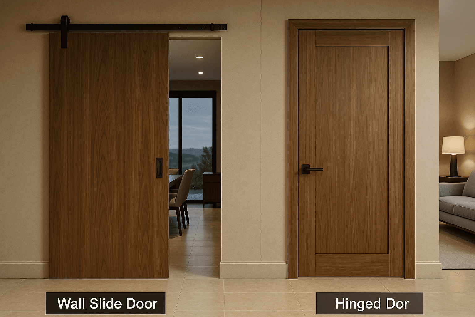 Wall Slide Doors vs Hinged Doors: Which is Better?