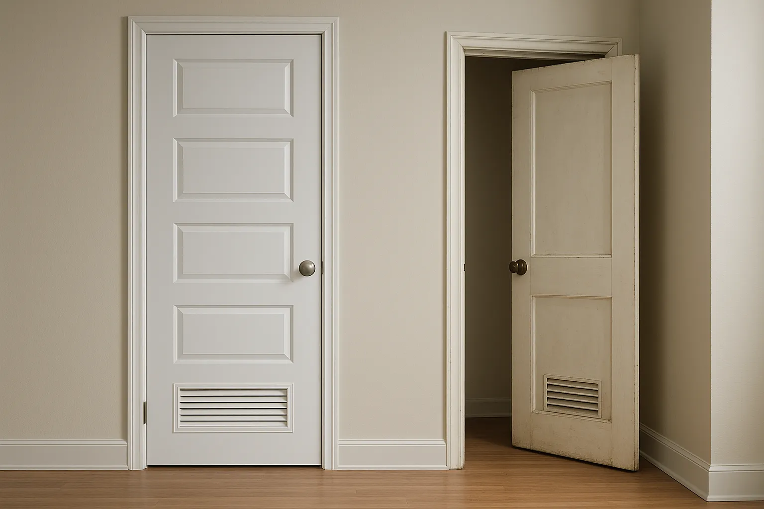 How to Replace an Old or Broken AC Closet Door