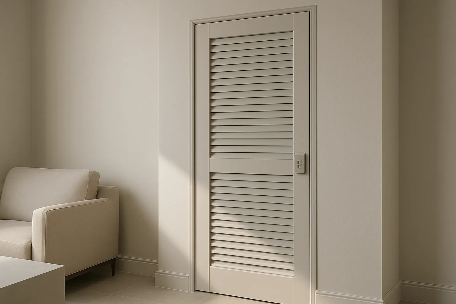 How to Install a Magnetic Catch or Lock on an AC Closet Door