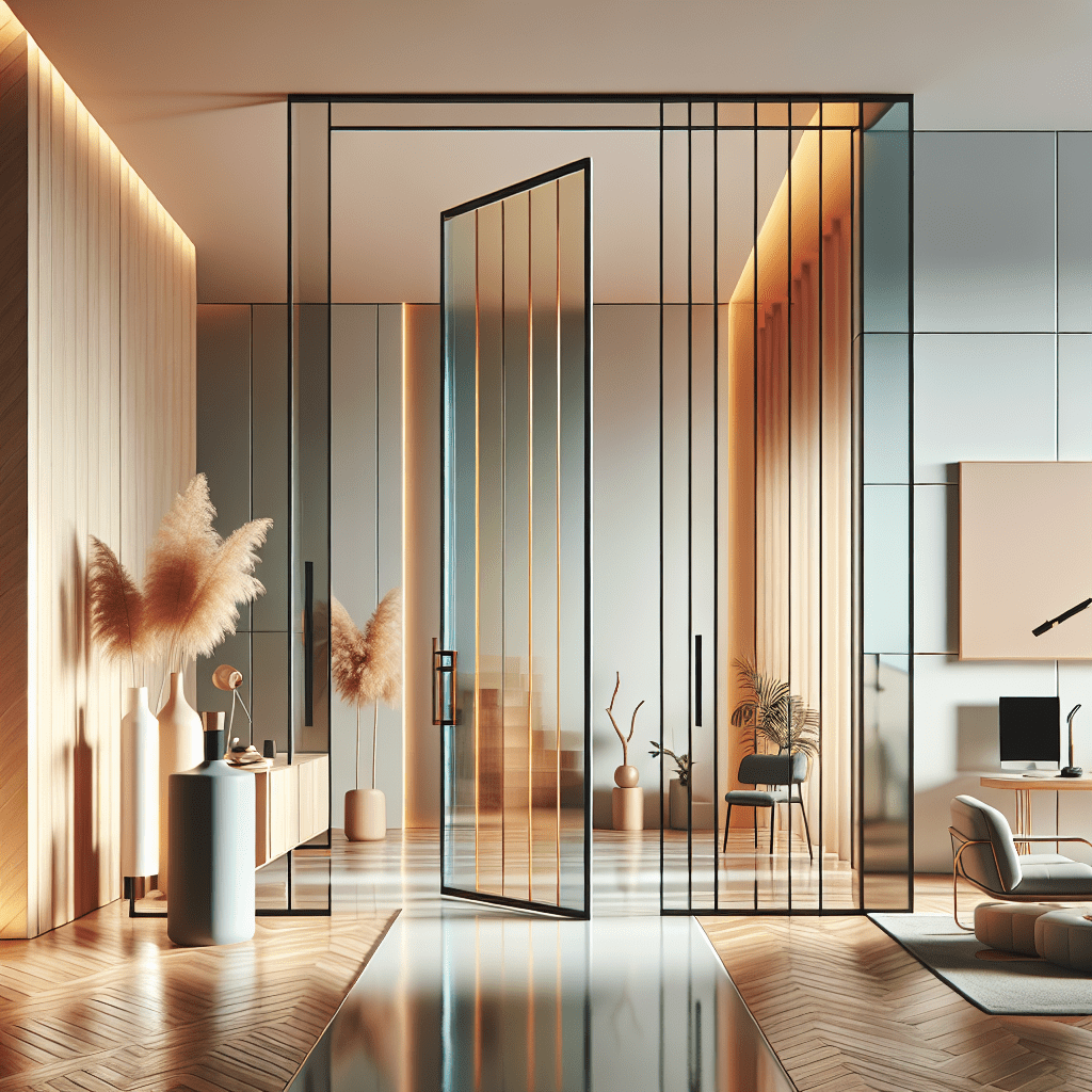 Acrylic Panels for Modern Interior Doors