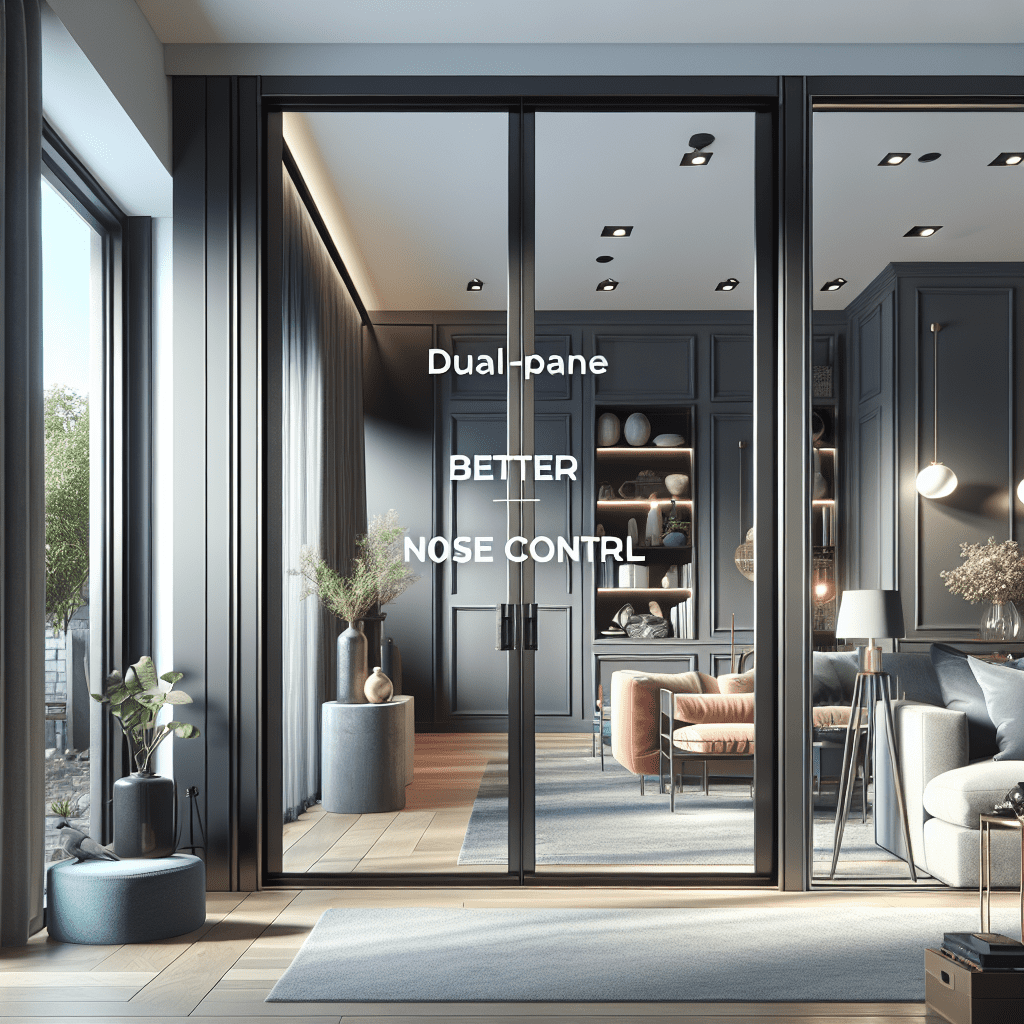 Dual-Pane Sliding Doors for Better Noise Control