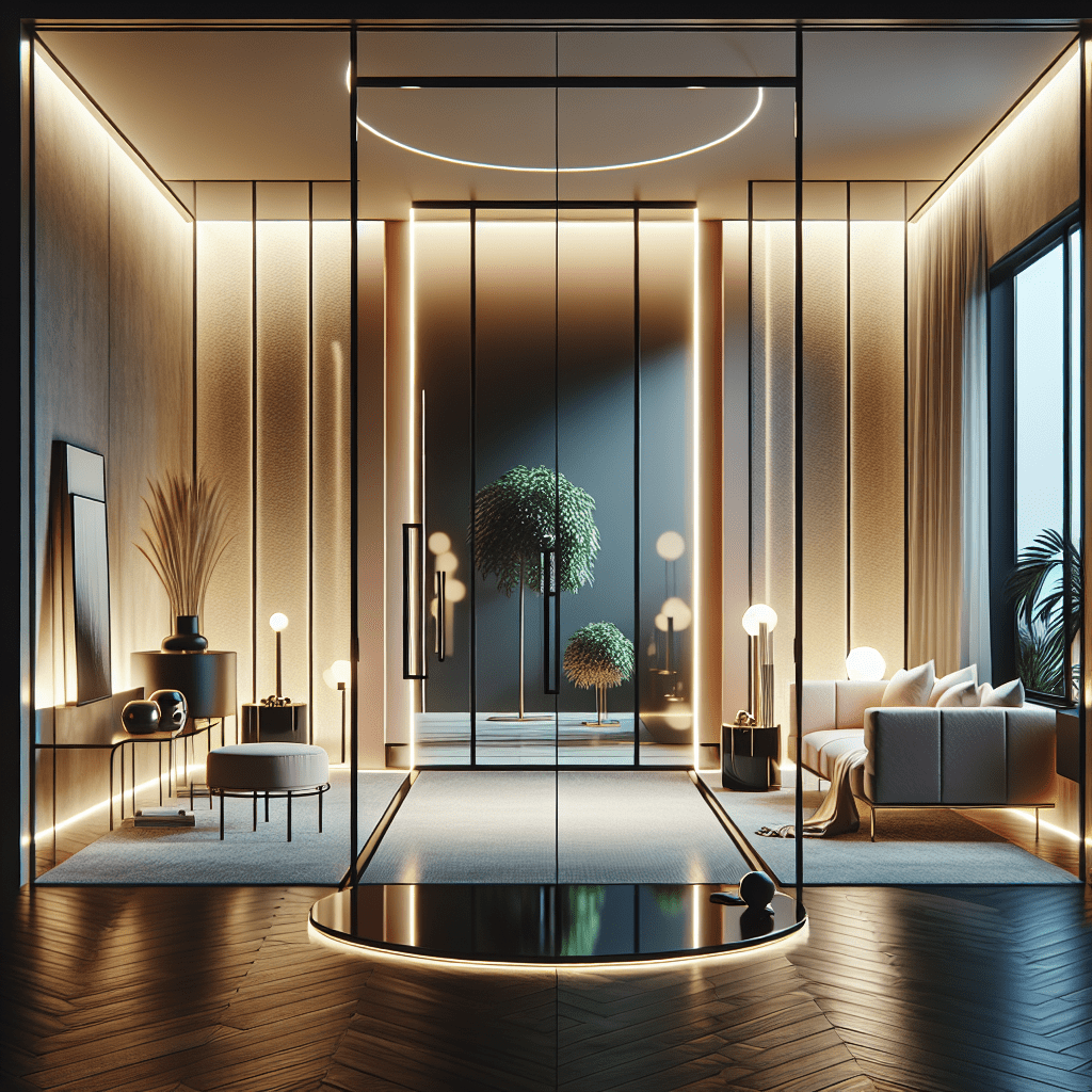 The Elegance of Tempered Glass Door Track Systems