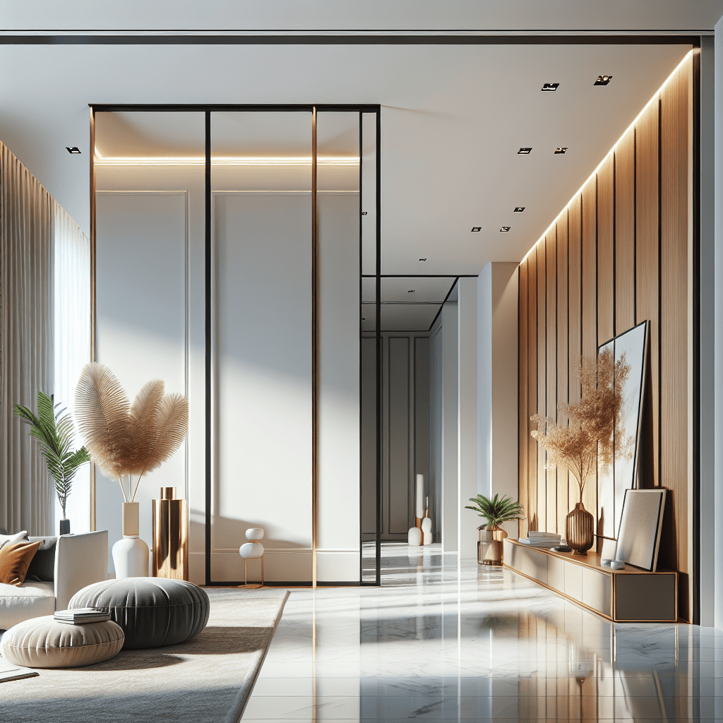 Wall-Integrated Sliding Doors for Seamless Interiors