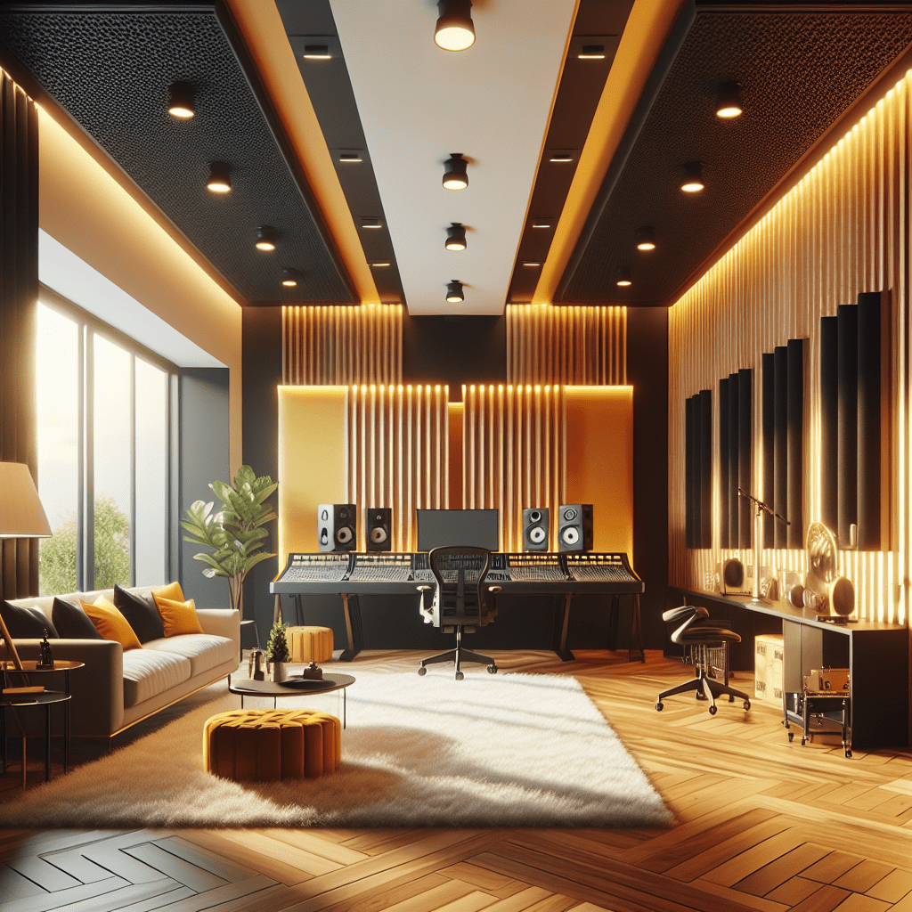 Studio Bifold Doors Built for Professional Noise Control