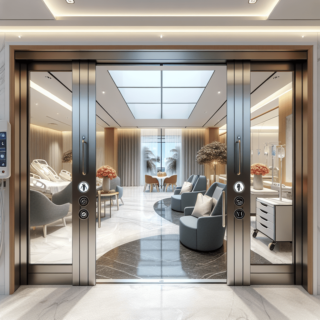 Hospital Sliding Doors with Built-In Child Safety Features